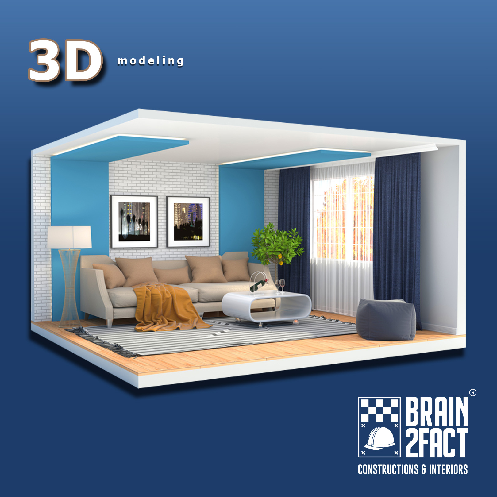 3D Modeling - Brain 2 Fact